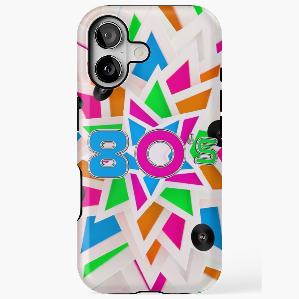 80s Retro Nostalgia Phone Case with iPhone 11 to 17 Pro Max - Walmart.com