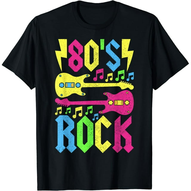 80s Rock Concert Outfit 1980s Fashion 80s Band Party Costume T-Shirt ...