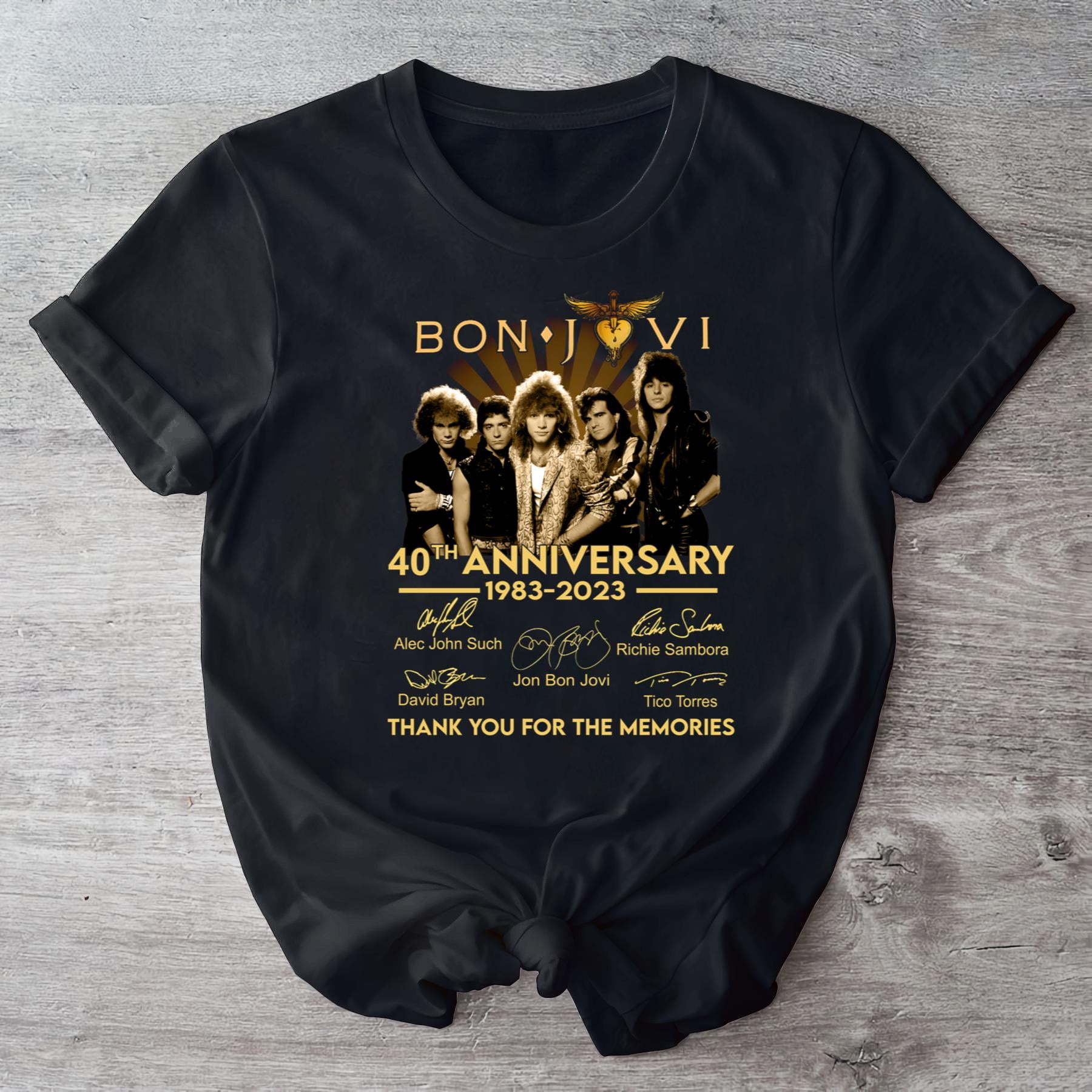 80s Rock Legacy Tribute Tee, 40 Years of Stage Sound Graphic Shirt ...