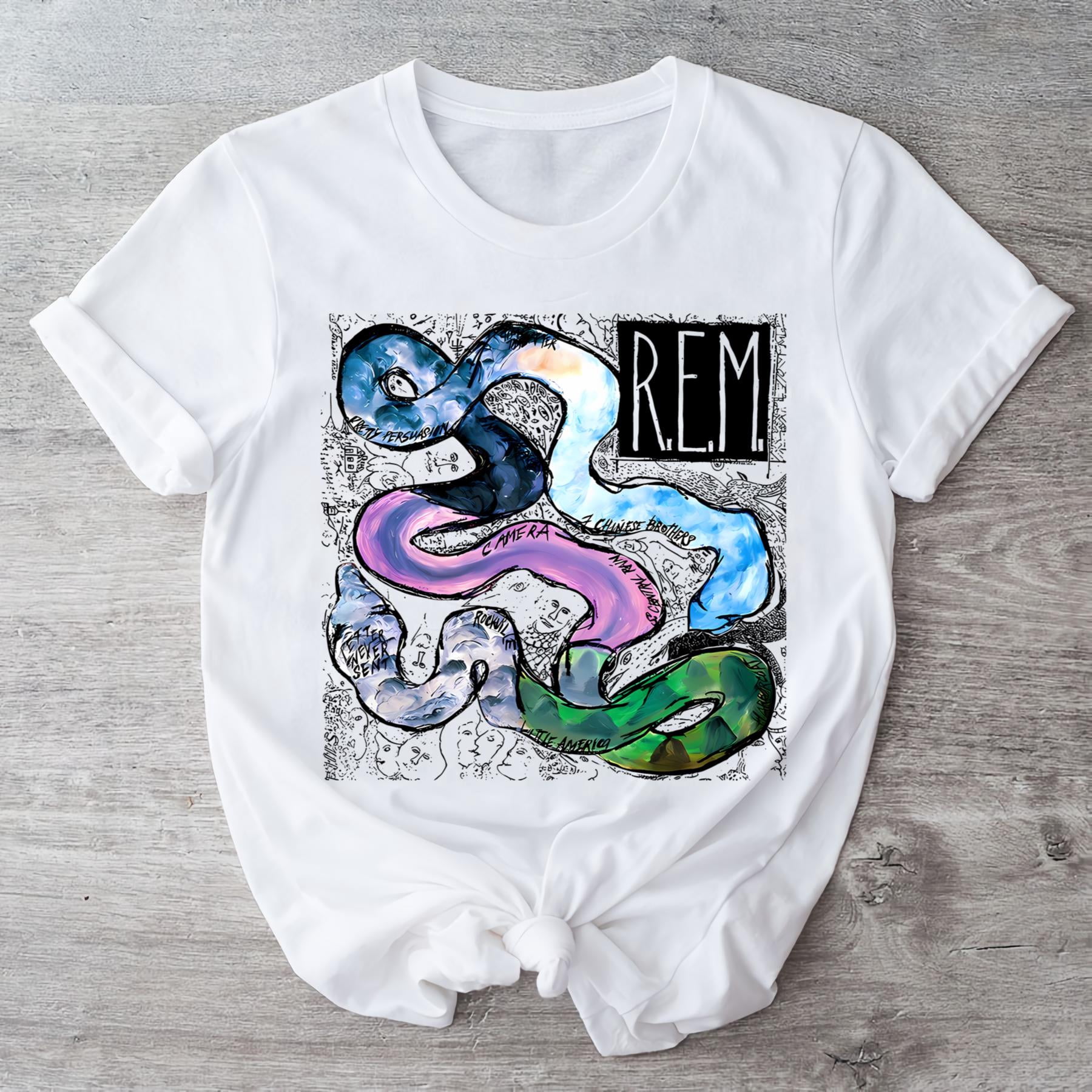 80s Rock Music Graphic T-shirt, Reckoning Album-Inspired Design for ...