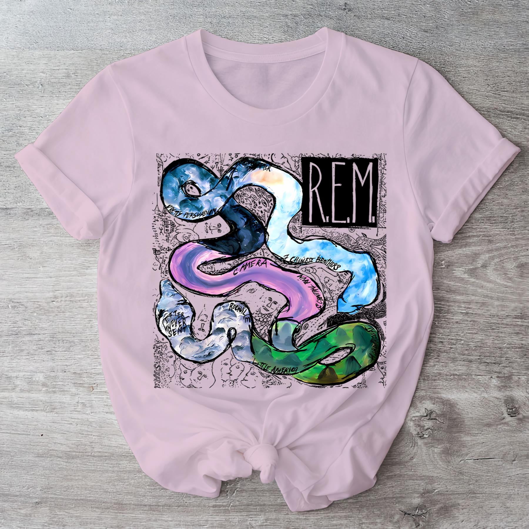 80s Rock Music Graphic T-shirt, Reckoning Album-Inspired Design for ...