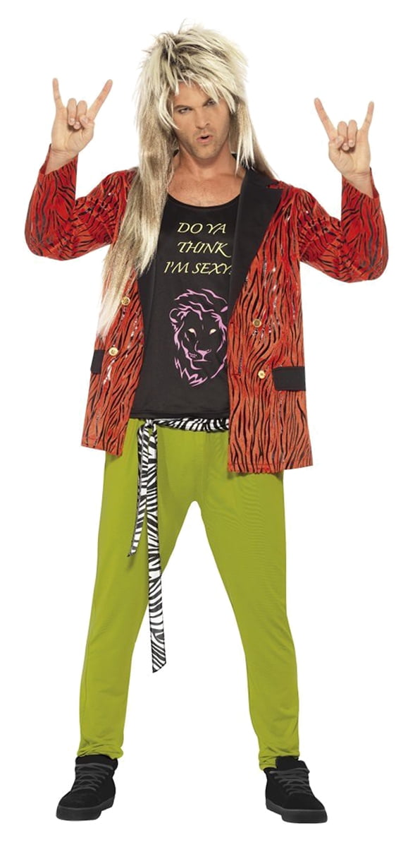80s Rock Star Costume, - Walmart.com