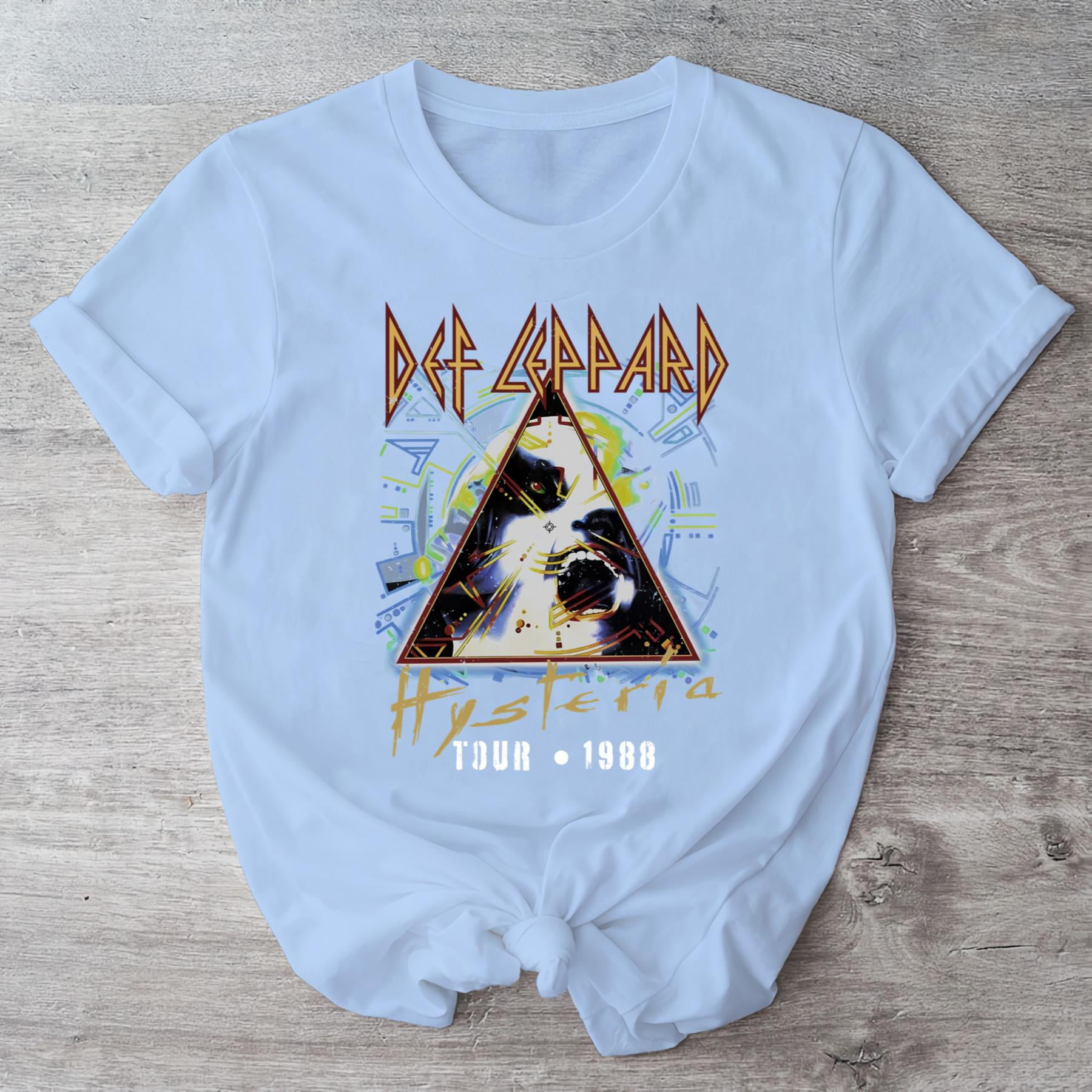 80s Rock Tour Hysteria Tribute Shirt, Classic Metal Band Graphic Tee ...