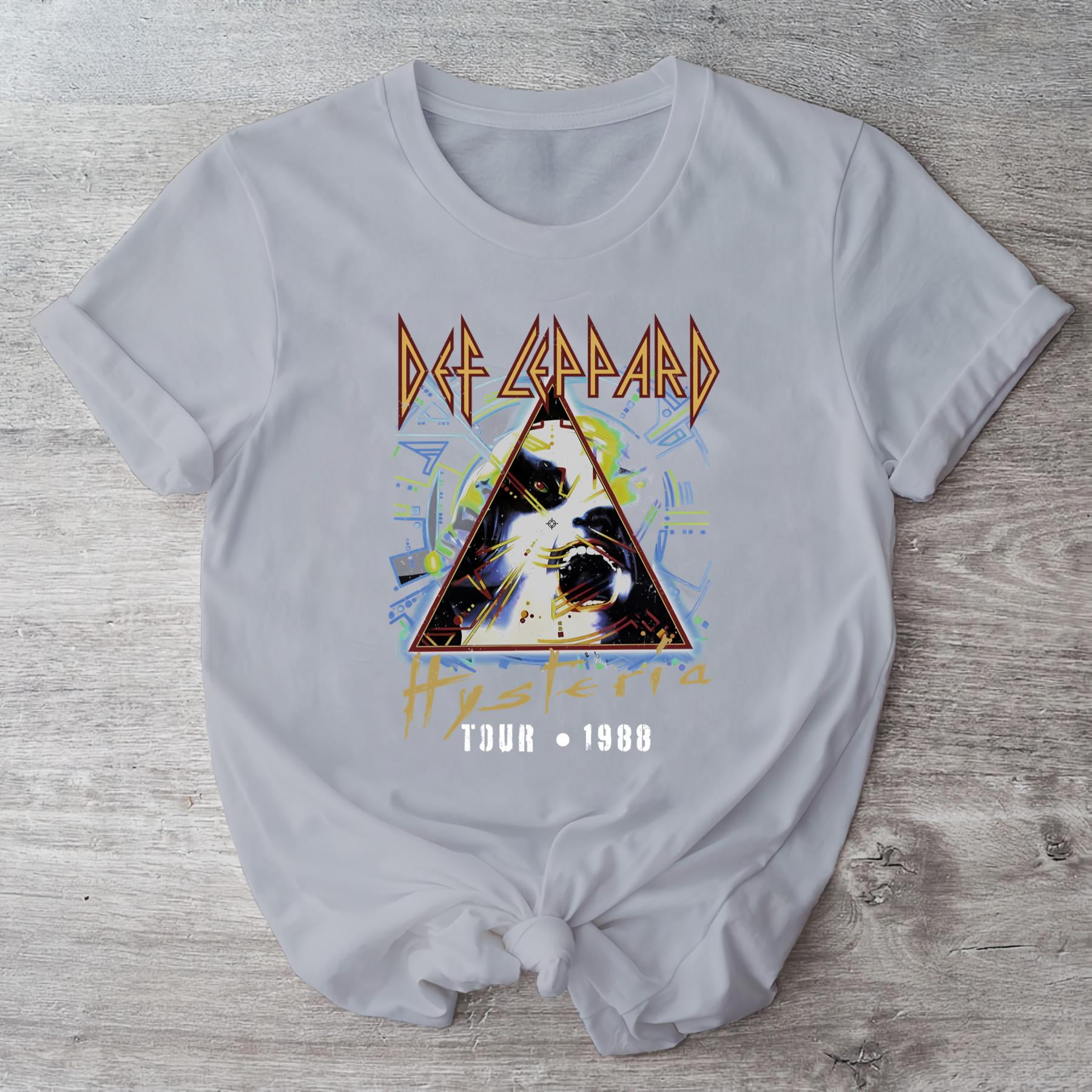 80s Rock Tour Hysteria Tribute Shirt, Classic Metal Band Graphic Tee ...