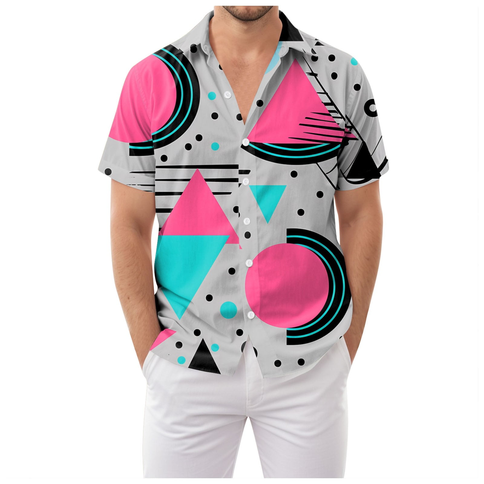 80s Shirts for Men Funny Vintage 90s Outfit for Men Hawaiian Shirts ...
