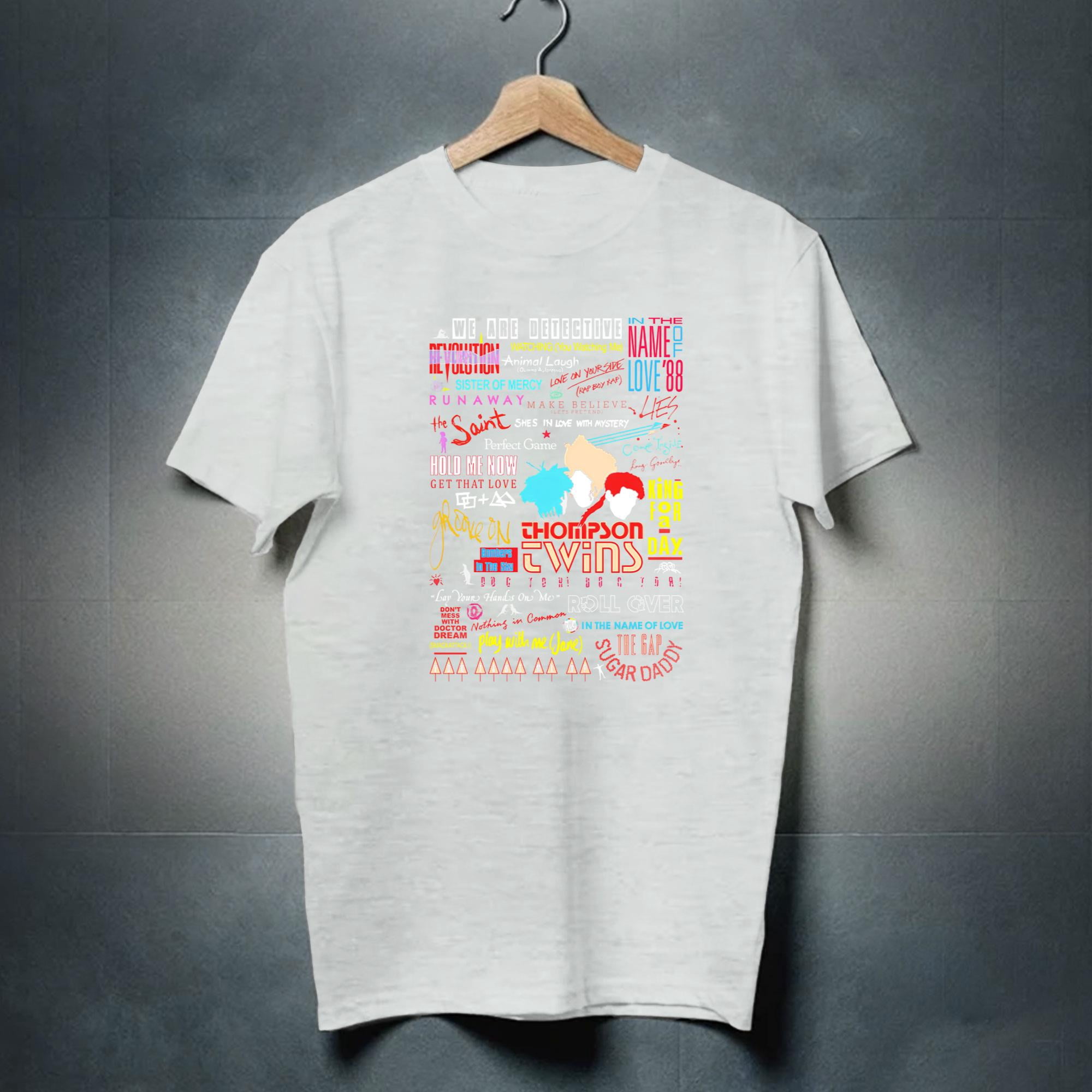 80s Synthpop Band Typography Montage Unisex Shirt, Retro Music Fan Tee ...
