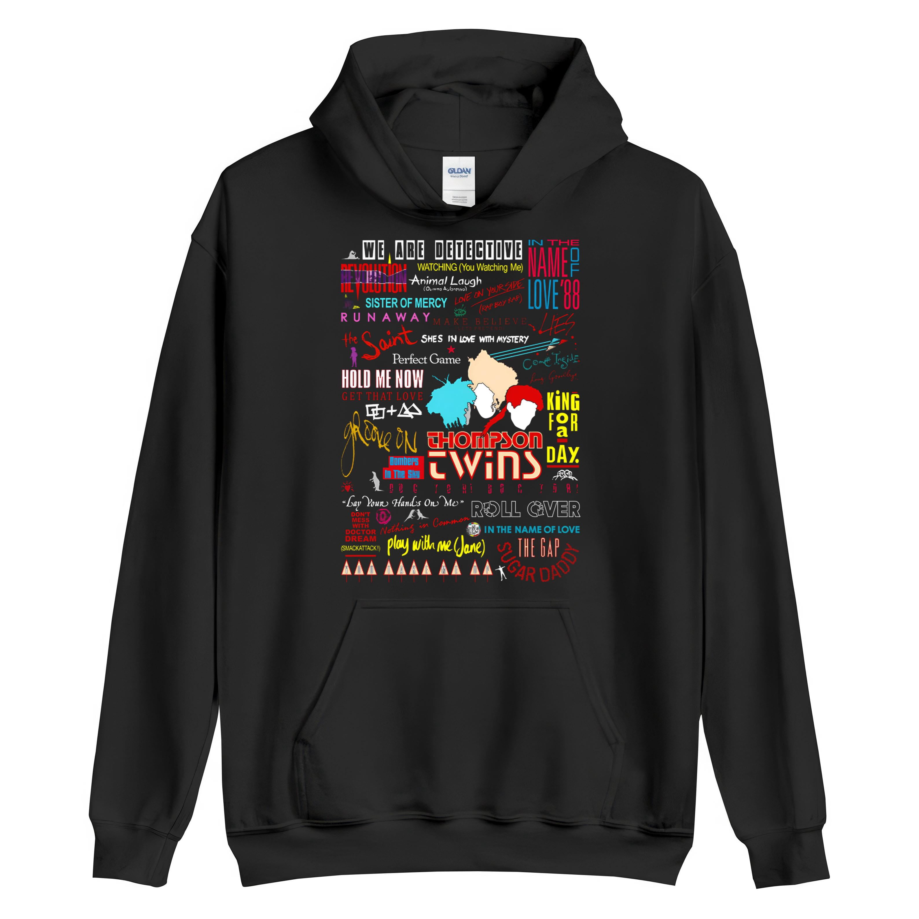 80s Synthpop Band Typography Montage Unisex Shirt, Retro Music Fan Tee ...