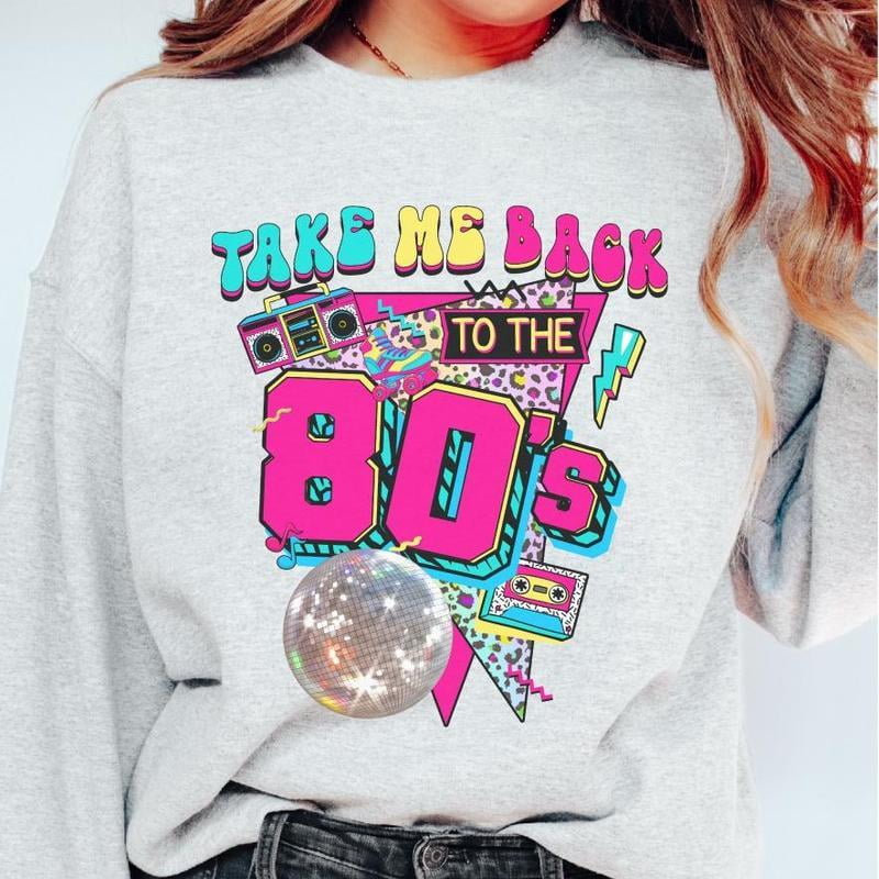 80s Theme Party Women’s Tee – “Take Me Back” Unisex Sizing, SC - Made ...