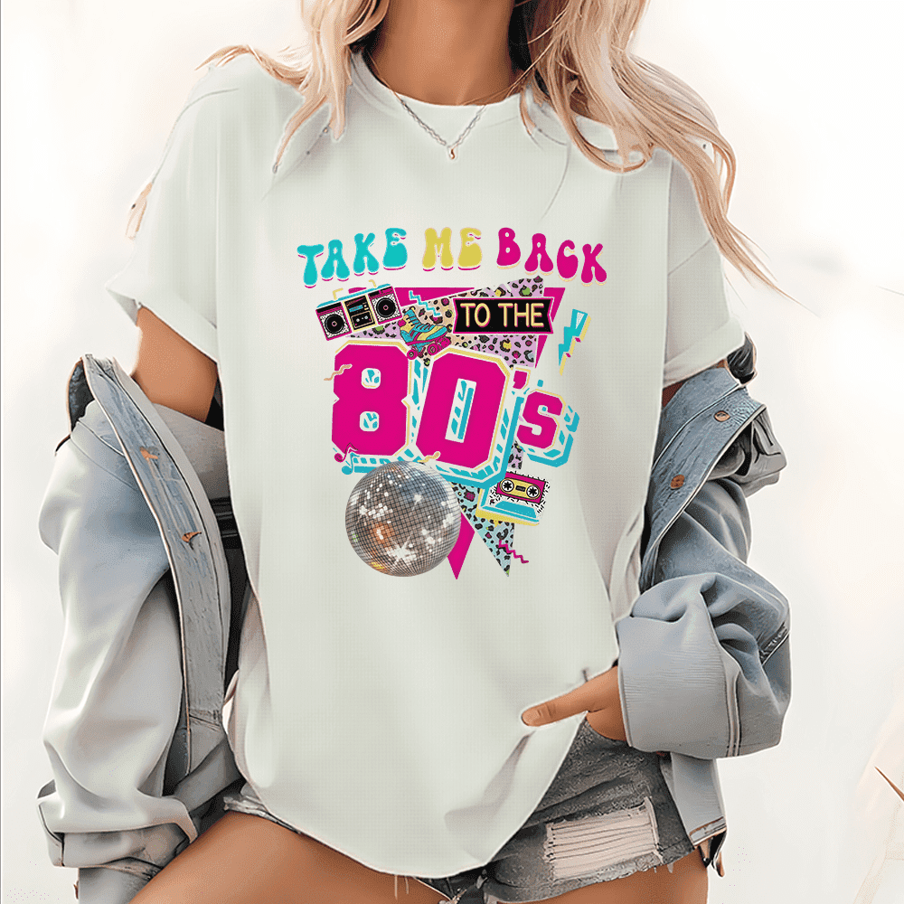 80s Theme Party Women’s Tee – “Take Me Back” Unisex Sizing, SC - Made ...