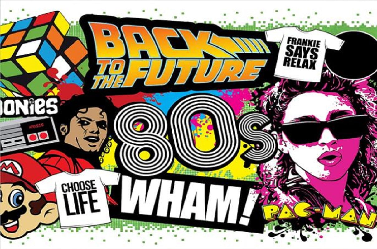 80s Theme Photography Backdrop Hip Hop Graffiti Back To 80's Party ...