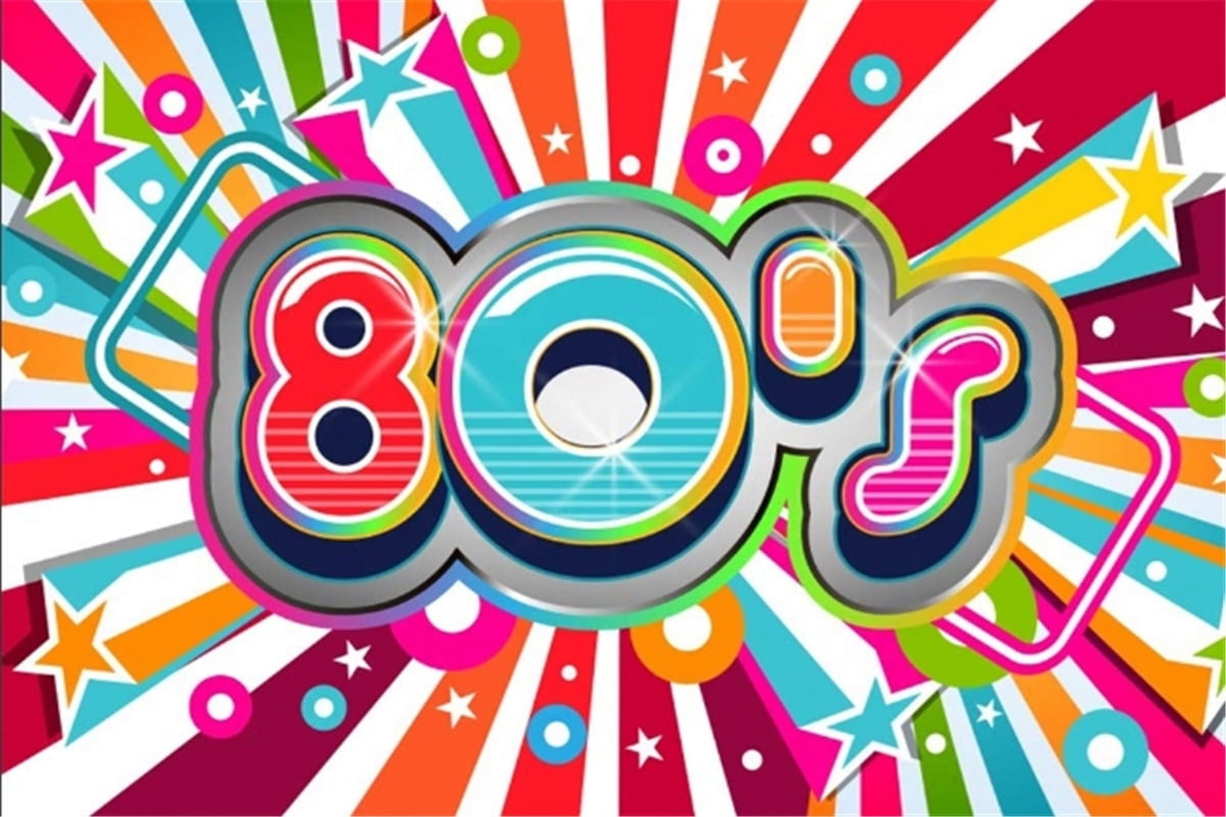 80s Theme Photography Backdrop Hip Hop Graffiti Back To 80's Party ...