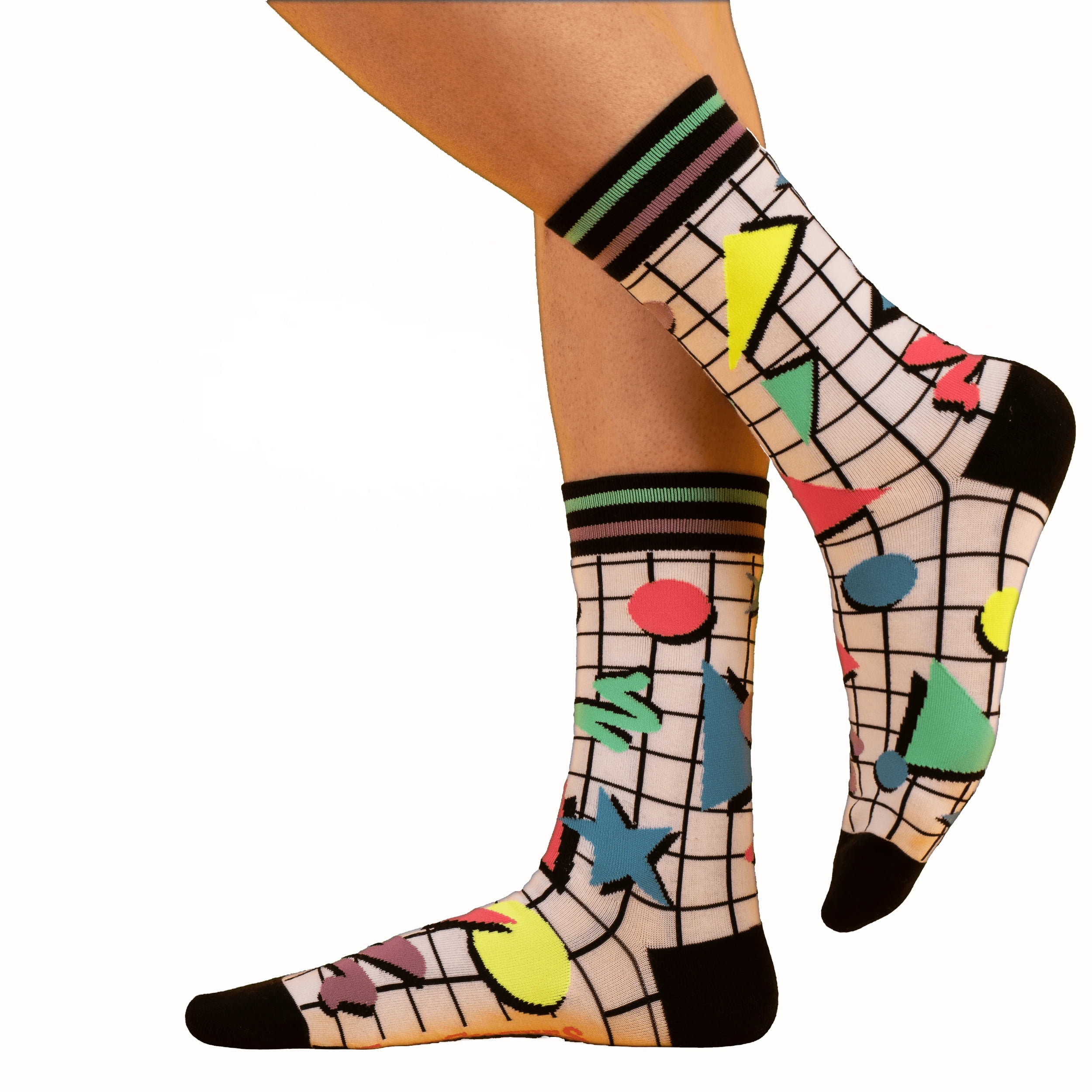 80s Totally Tubular! Crew Socks - Walmart.com