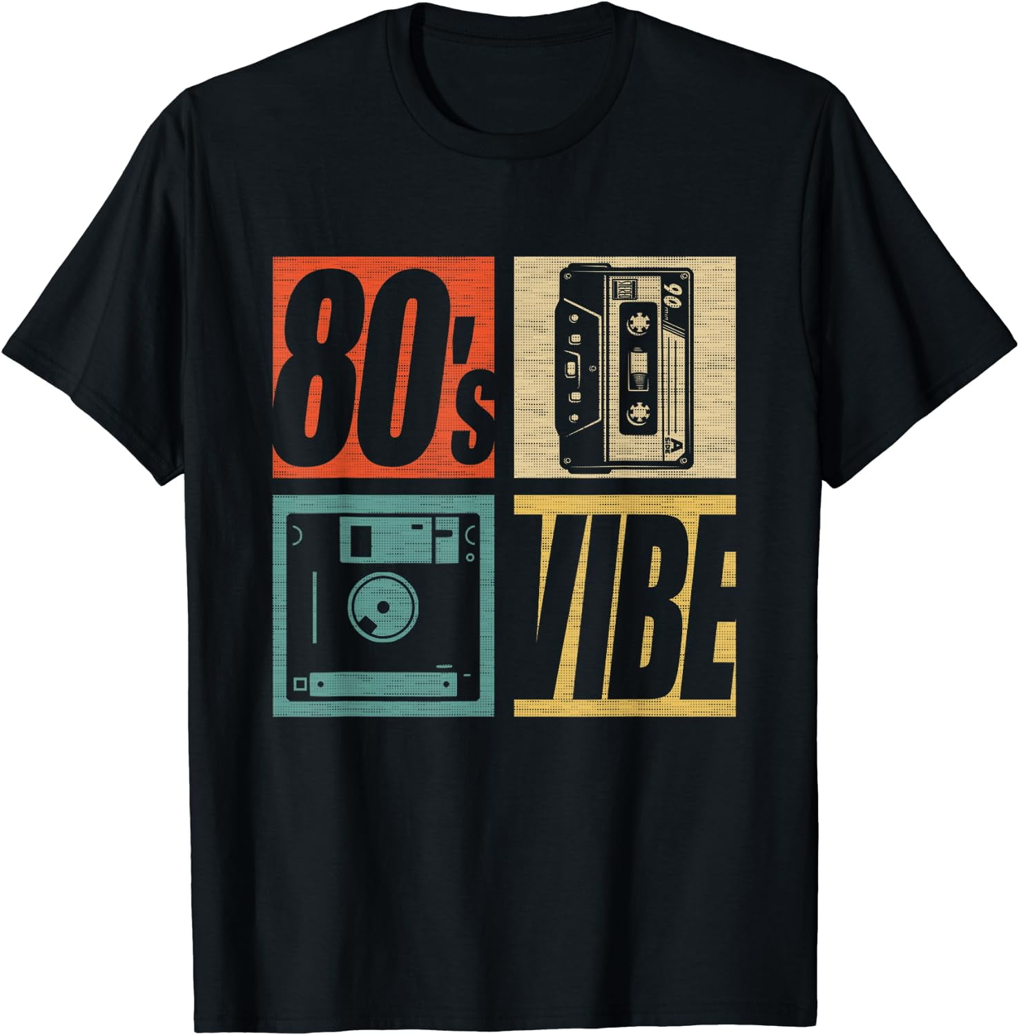 80s Vibe 1980s Fashion Theme Party Outfit Eighties Costume T-Shirt ...