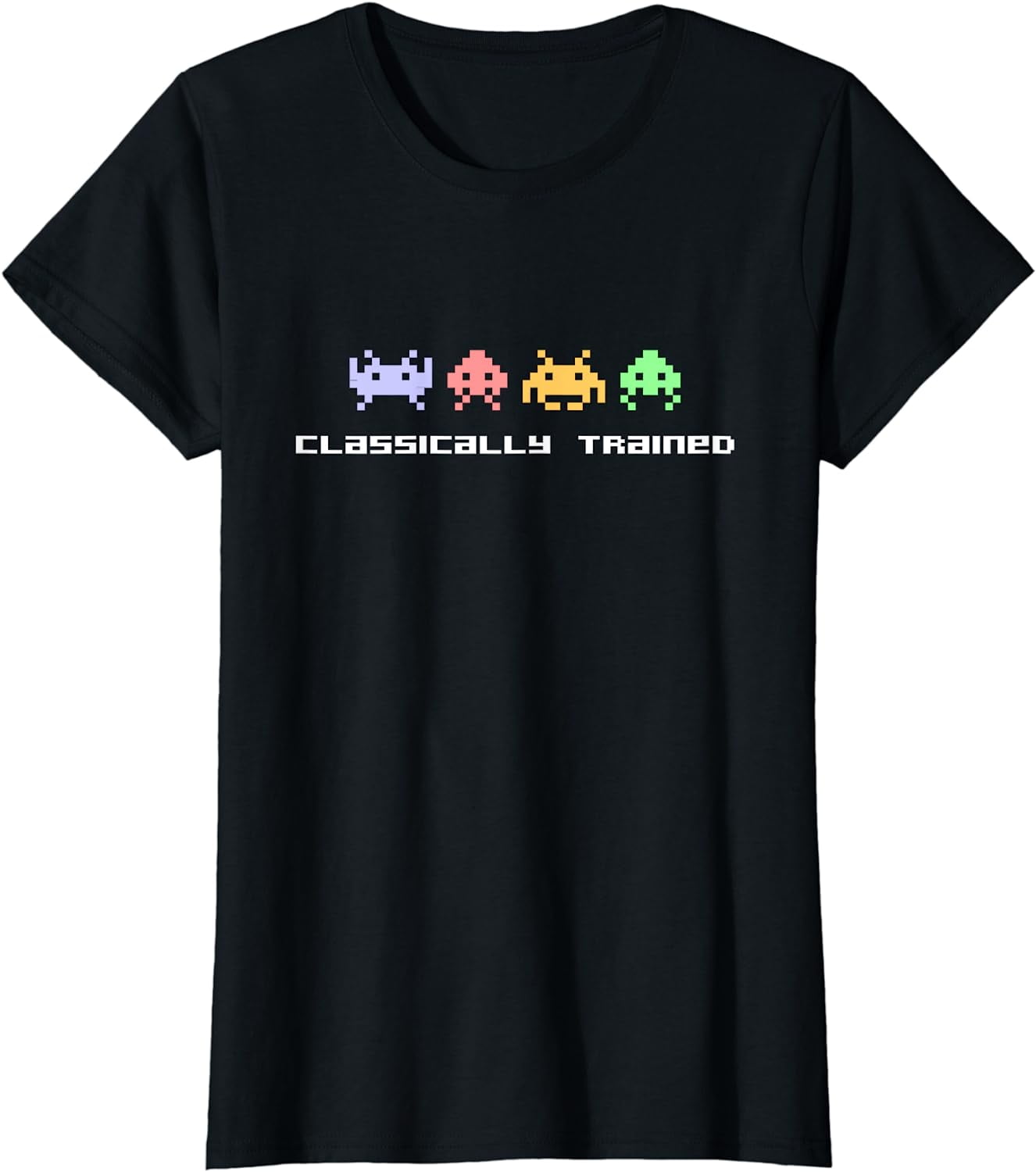 80s Video Game Classically Trained Alien Invaders Vintage T-Shirt ...