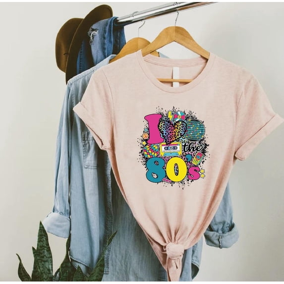 80s Vintage Tshirt, Retro Style Birthday Party Gift, Women 80's ...