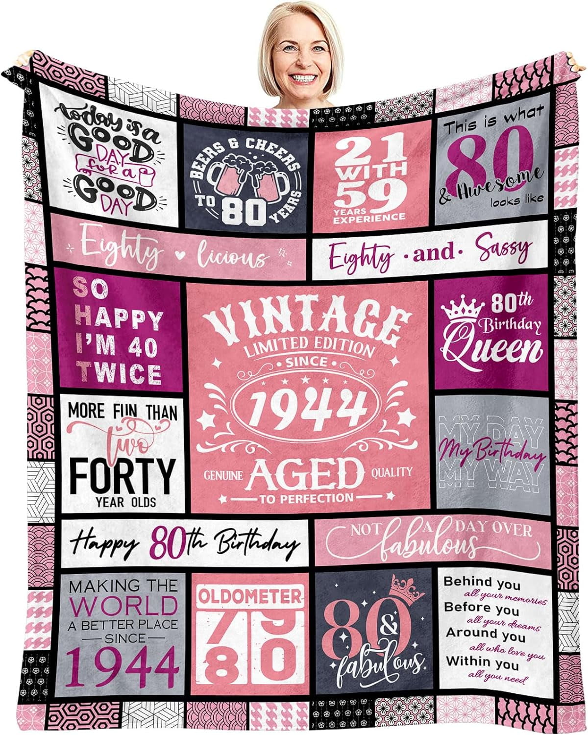 80th Birthday Gifts for Women, 80 Year Old Birthday Gifts for Women ...