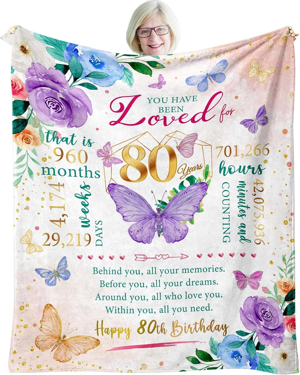 80th Birthday Gifts for Women, Best Gifts for 80 Year Old Woman ...