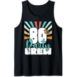 80th Party Crew Birthday Squad Funny 80 Year Old Birthday Tank Top ...