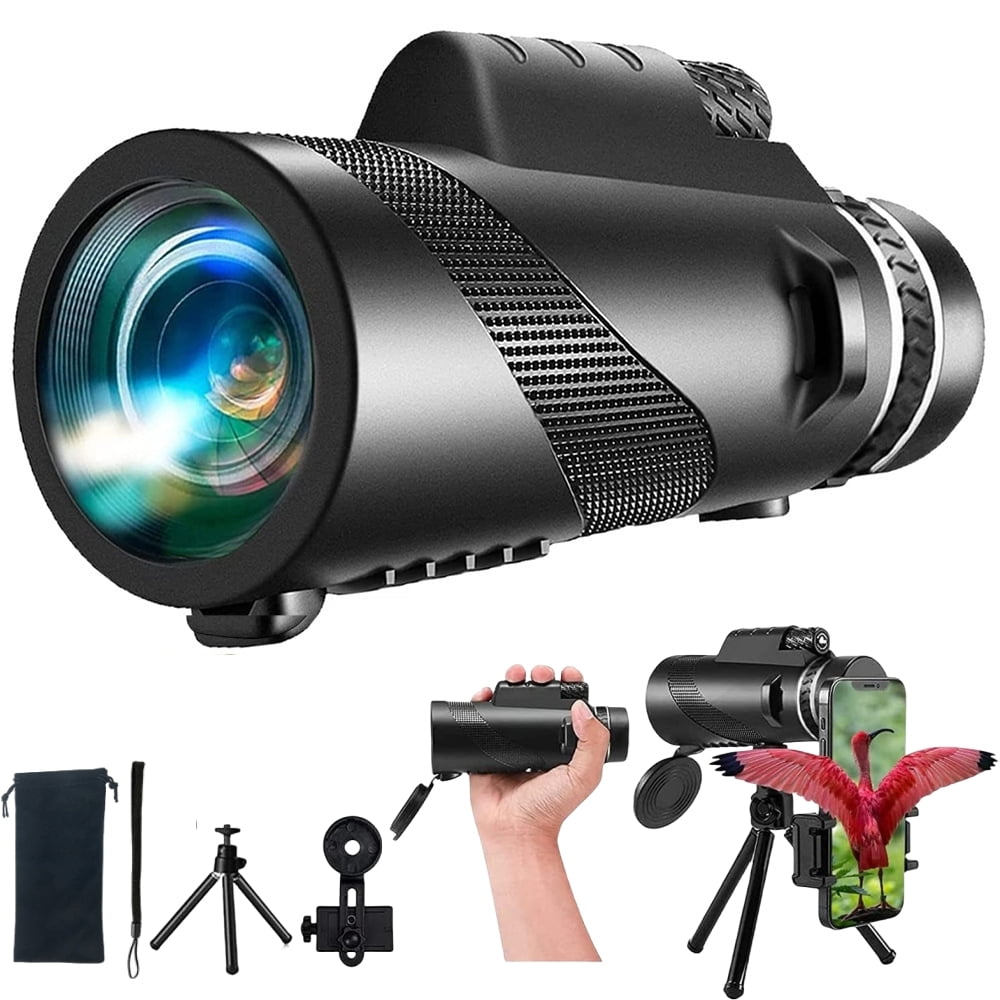80x100 Monocular-Telescope High Powered Monocular for Adults Monocular ...