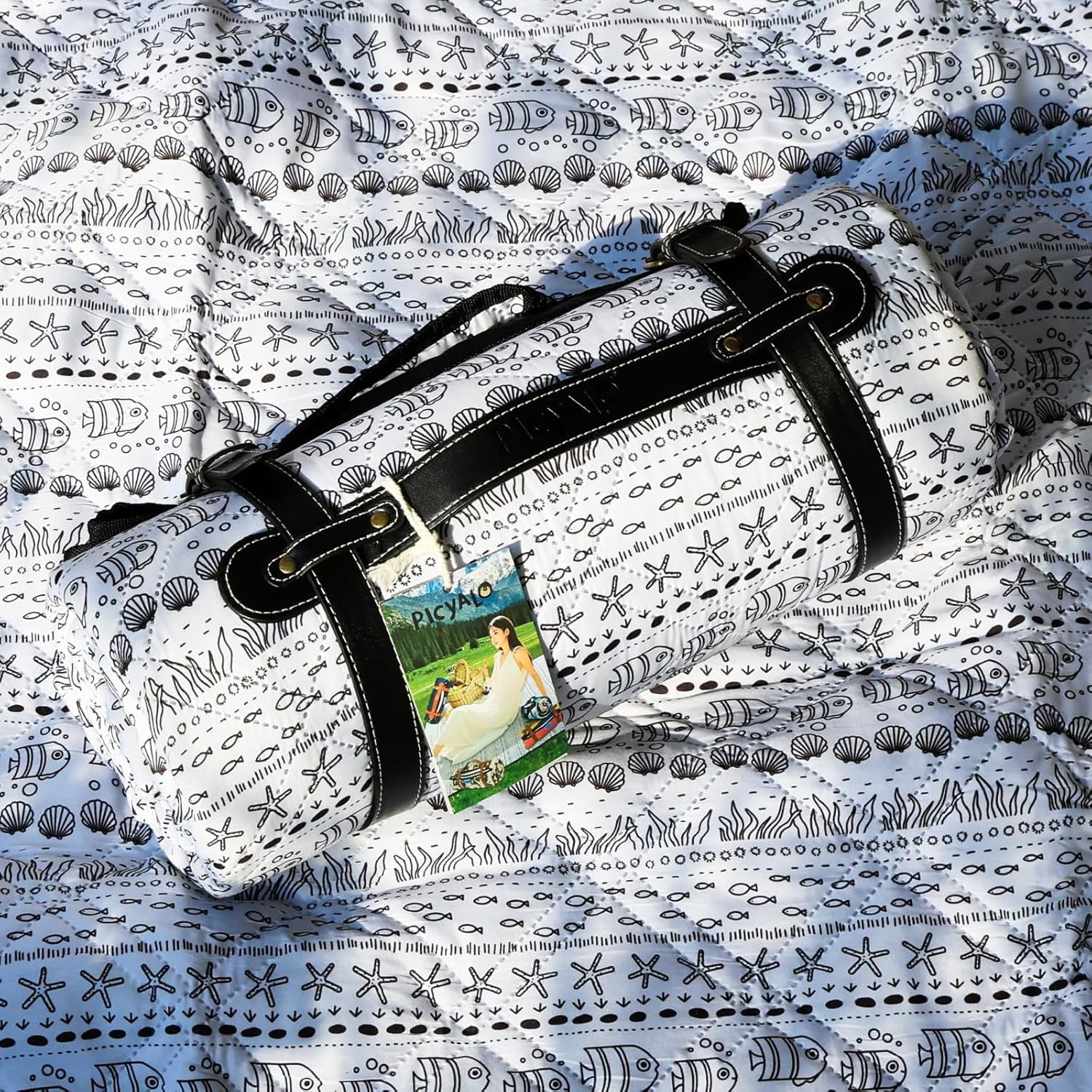 80x80” Double Thickened Picnic Blankets(150g High Density Cotton ...
