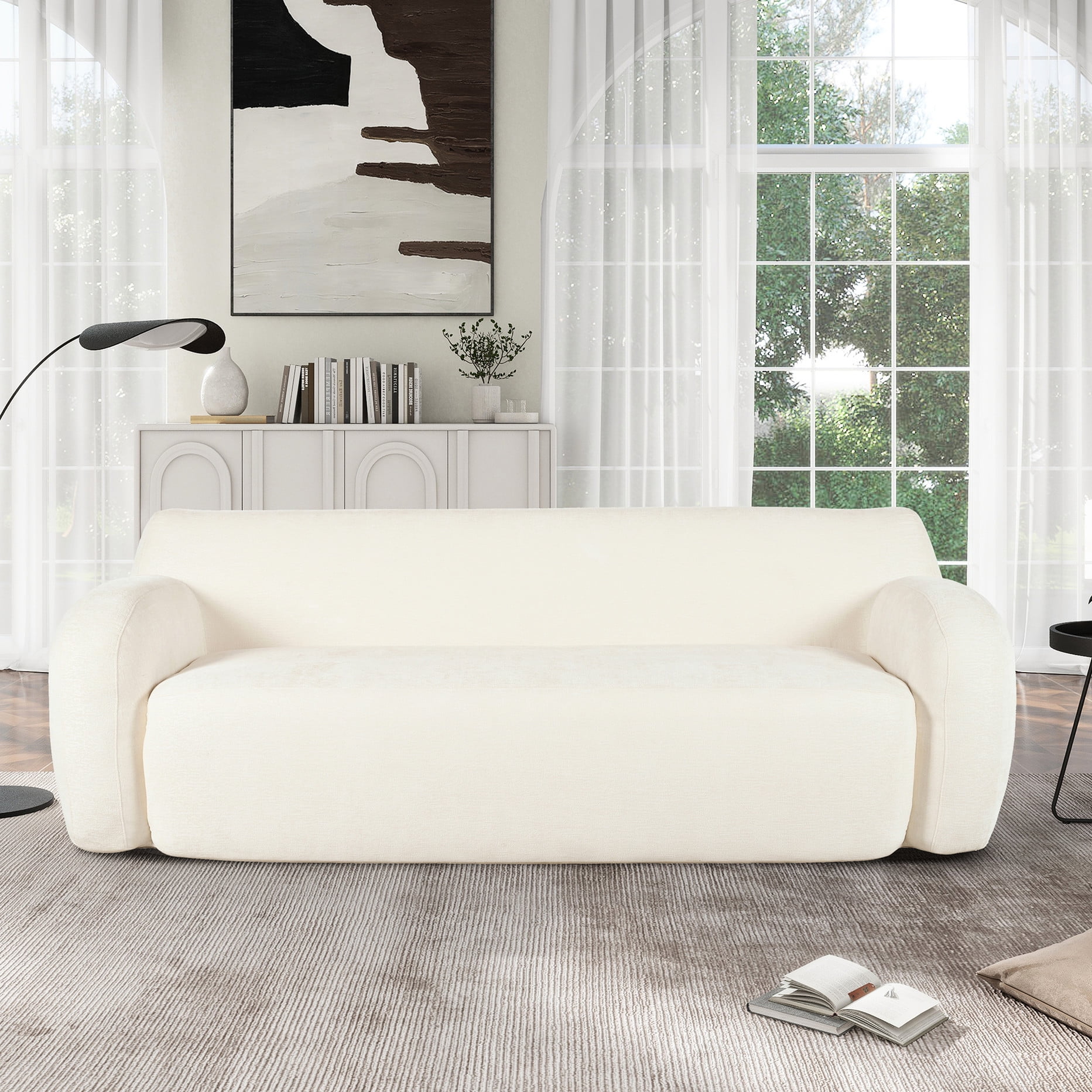 81.5" Sofa | Fluid Design & High Comfort Level | Living Room Relaxation ...