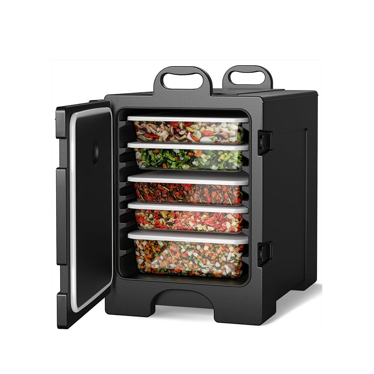 Large Capacity Catering Food Warmers, 81 Quart Hot Boxes Holds 5 Full ...