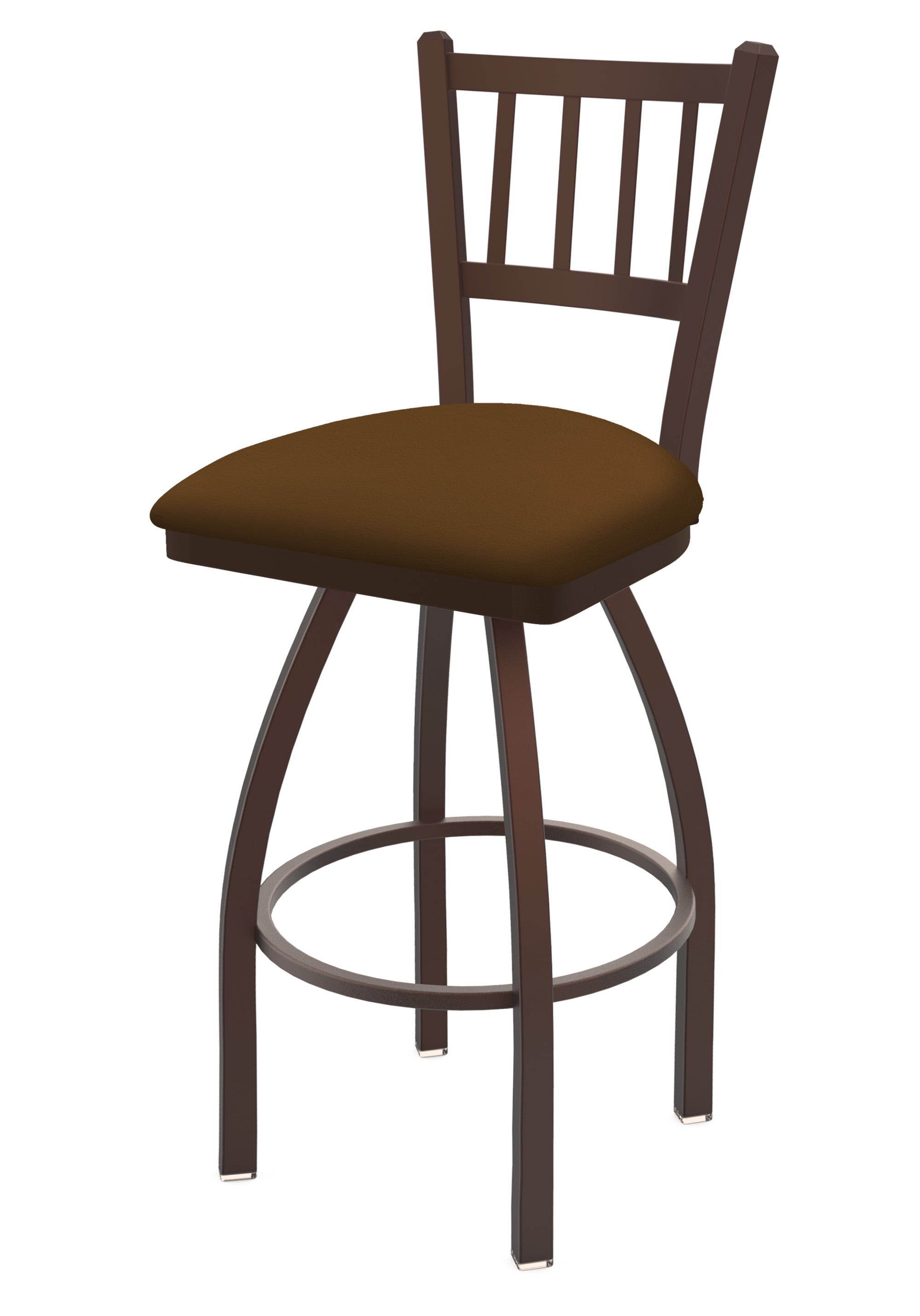 810 Contessa 36" Swivel Bar Stool with Bronze Finish and Canter Thatch ...