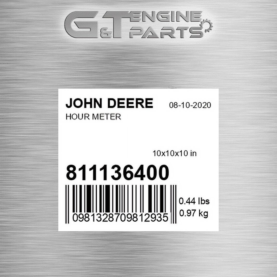 811136400 HOUR METER fits JOHN DEERE (New OEM) - Walmart.com