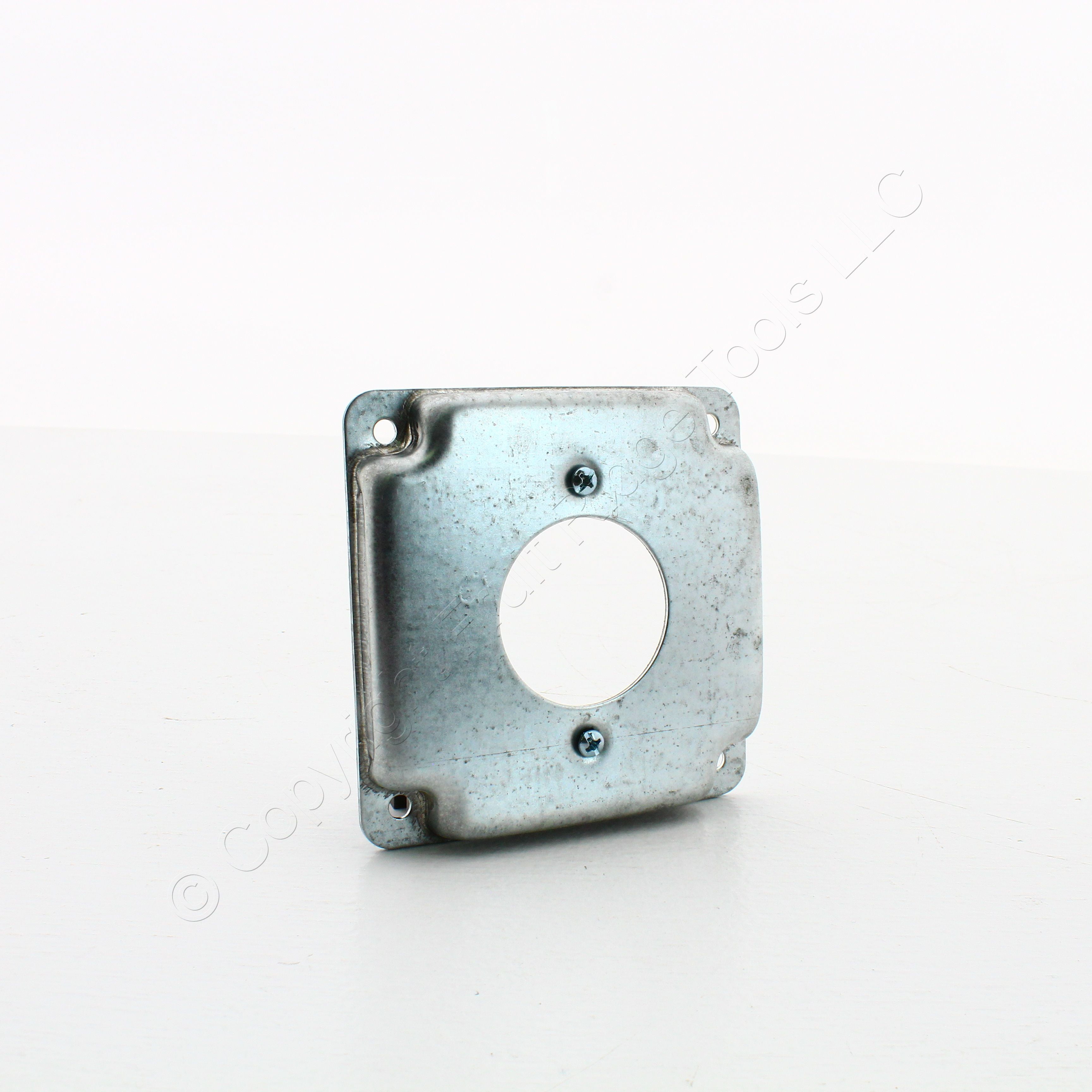 811C 4" Square Box Cover for 20A/30A Locking Receptacle 1.71" Dia ...