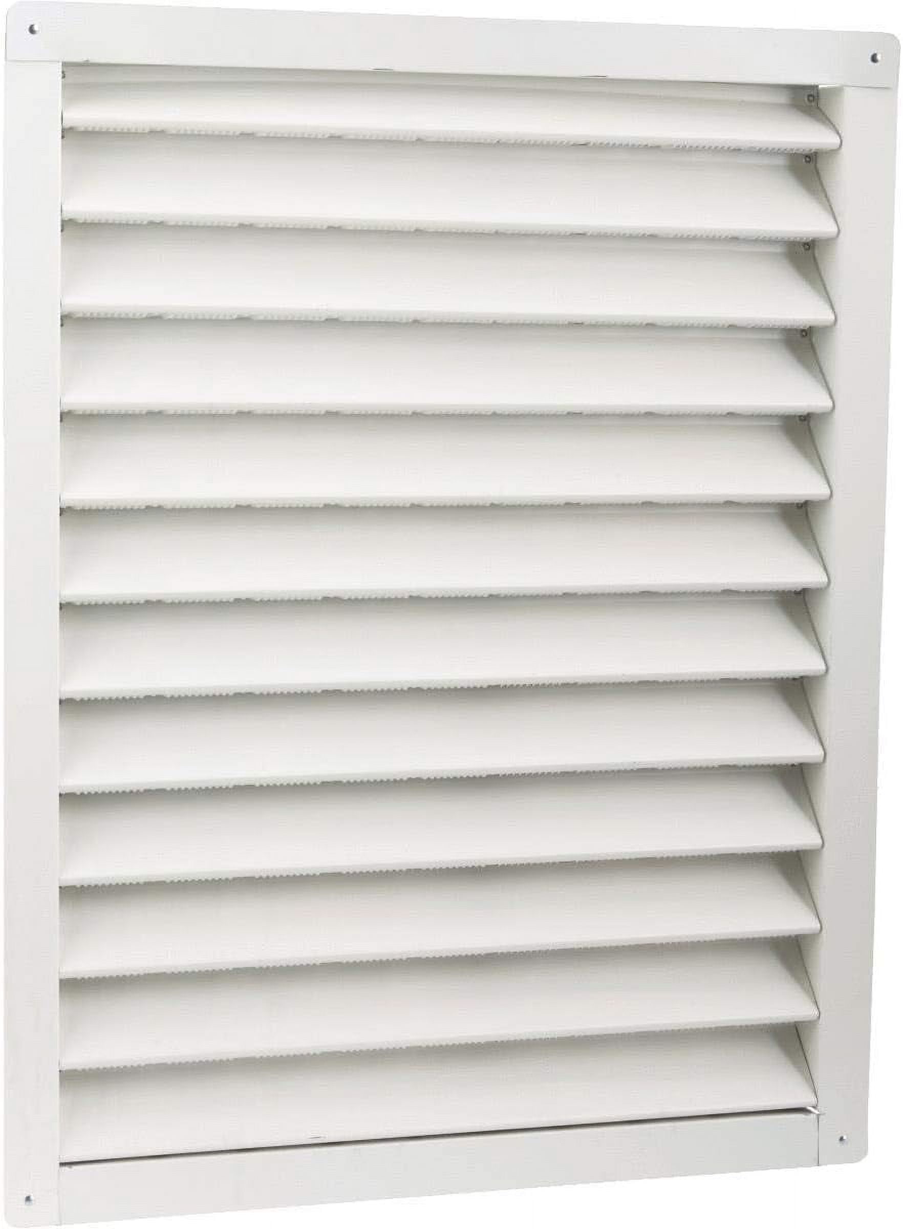 81237 Aluminum Gable Louver , White, 18 x 24 In. - Quantity 2 - Walmart.com