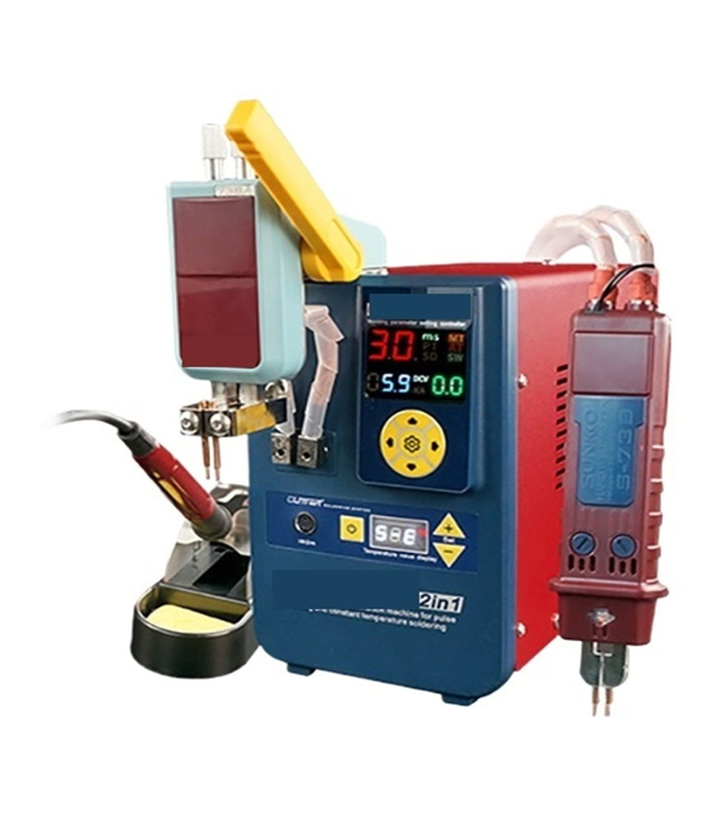 812A Energy Stora Pulse Spot Welder, 15KW Spot Welding Machine With 50W ...