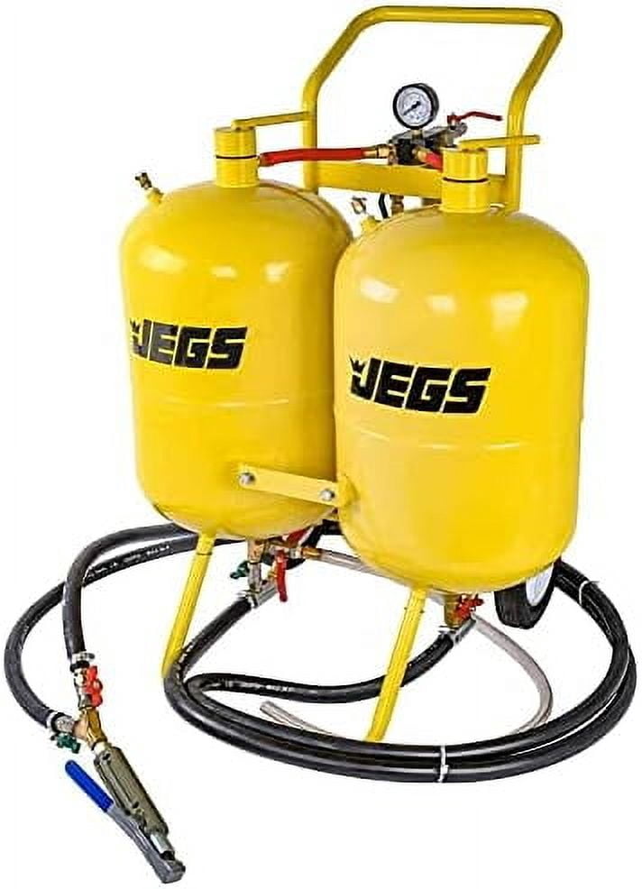 81305 Dual Tank Abrasive Soda Blaster 10 Gallon 100 lb. Abrasive ...