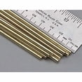 K&S 8164 Round Brass Rod, 1/8" OD x 12" Long, 1 Piece, Made in The USA ...
