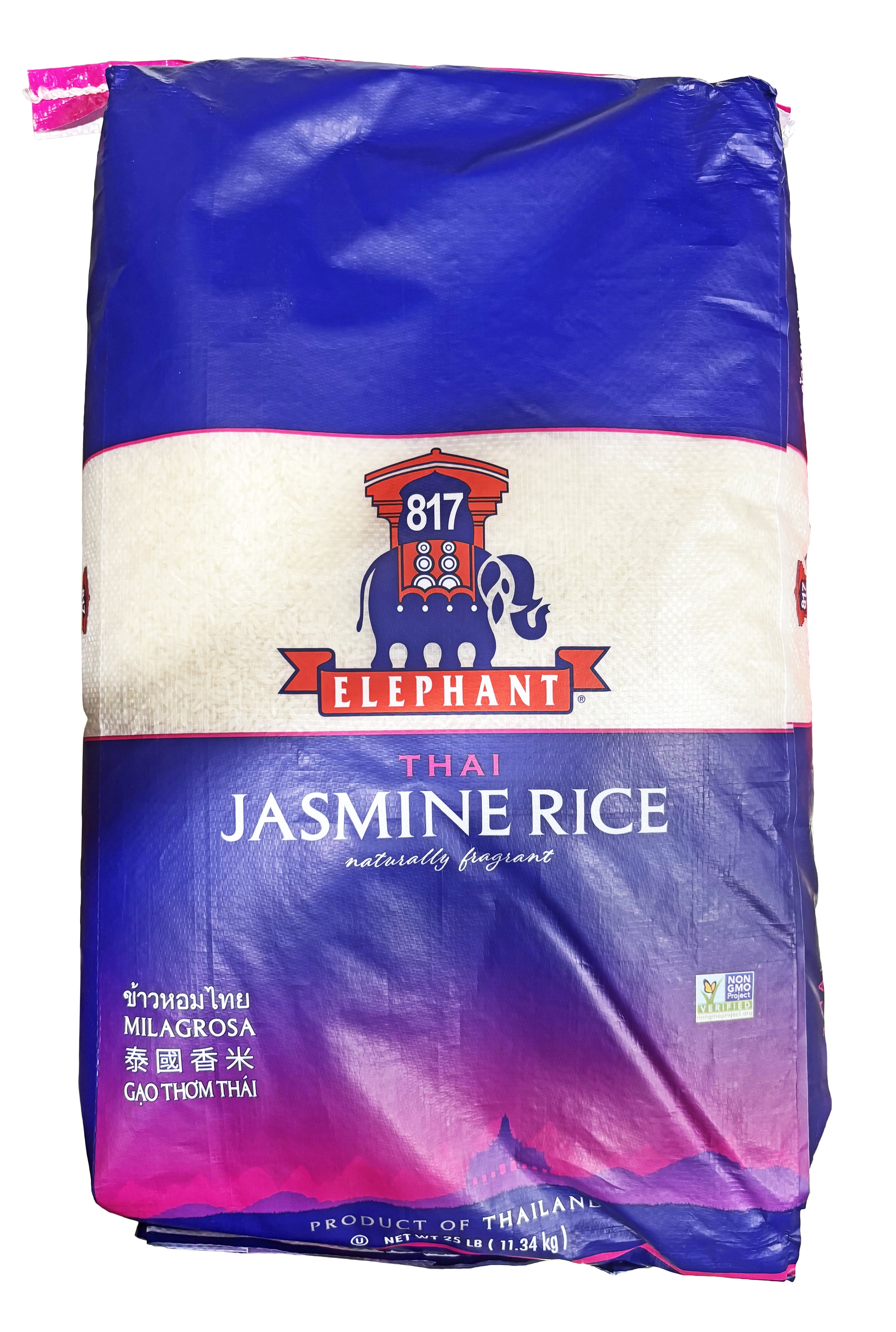 817 Elephant Thai Jasmine Rice | Kosher | Gluten Free | Vegan | Non-GMO ...