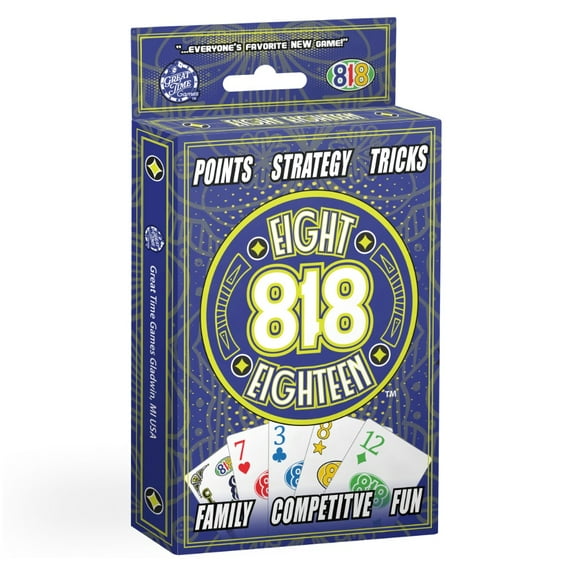 818 (Eight Eighteen) New Classic Trick Taking Card Game, by Great Time ...
