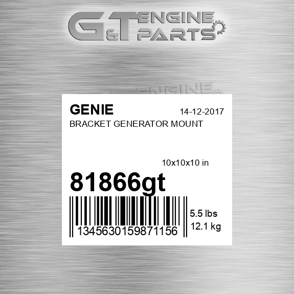 81866GT BRACKET GENERATOR MOUNT fits Genie (New OEM) - Walmart.com