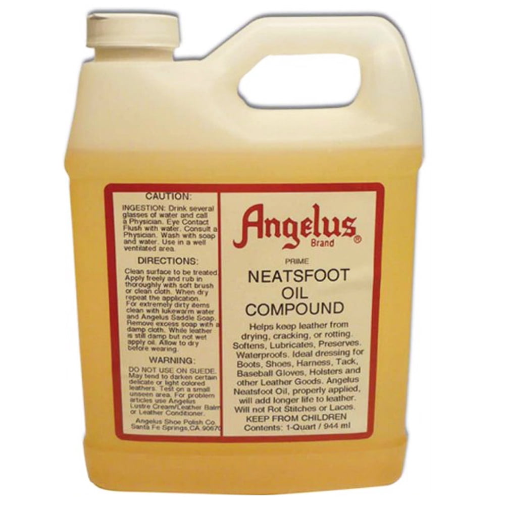 32 Oz Angelus Prime Neatsfoot Oil Compound Shoes Leather Waterproof ...