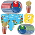 81Pcs Mario Party Tableware Set, Super Brother Party Decoration, Super ...