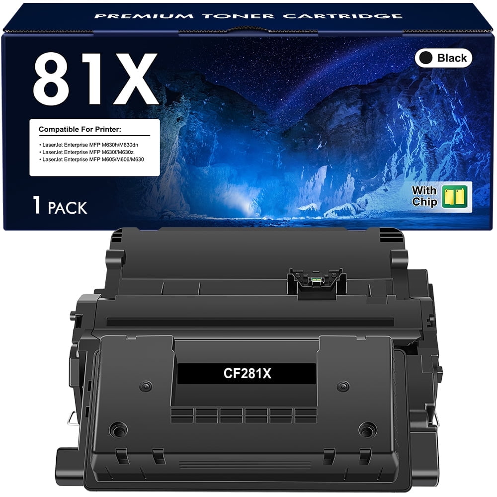 Toner Bank Compatible Ink, Jumbo Cartridge for HP 81X CF281X 81A, Black ...