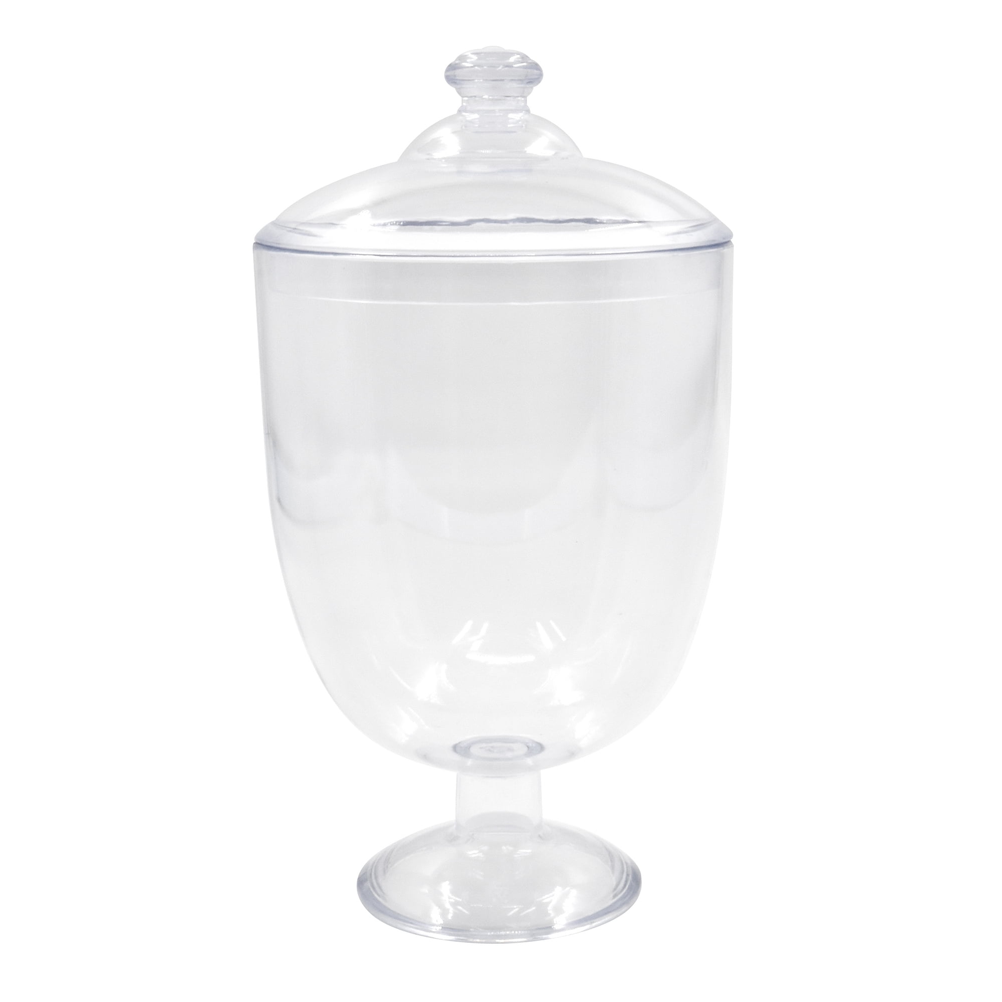 81oz. Candy Container with Lid, Clear Plastic, 1 Count, Party Favors ...