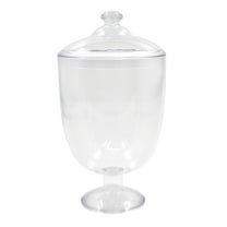 Shindigz Short Round Pedestal Candy Jar - Walmart.com