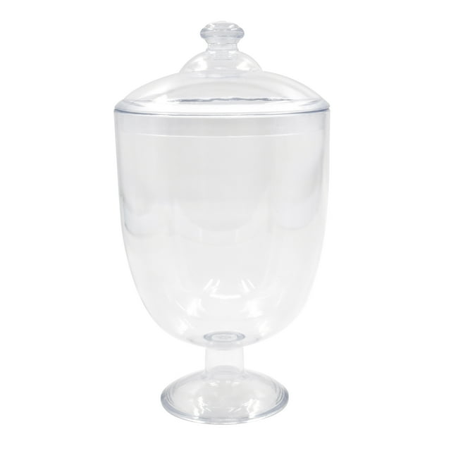 81oz. Candy Container with Lid, Clear Plastic, 1 Count, Party Favors ...