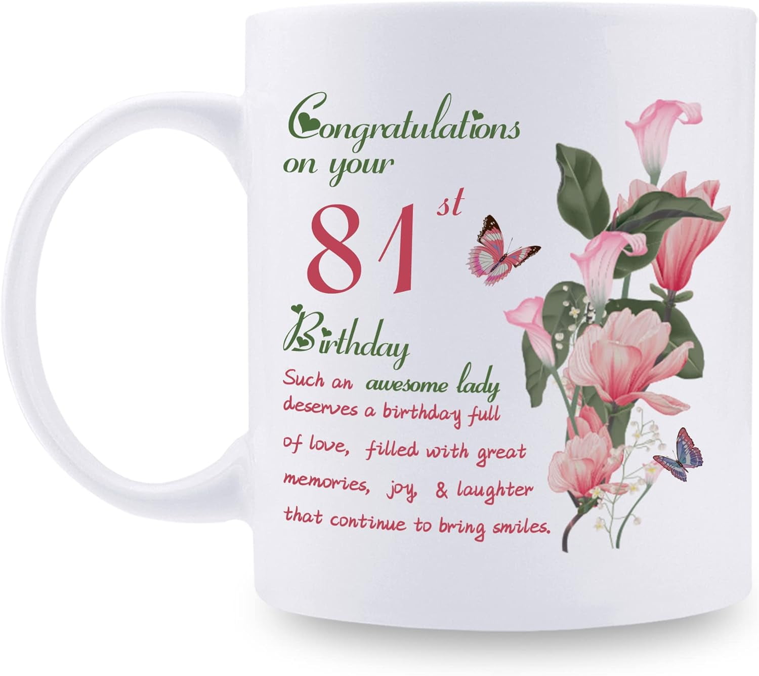 81st Birthday Gifts for Women - Congratulations on Your 81st Birthday ...
