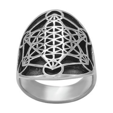 81stgeneration Men's Women's 925 Sterling Silver Pentagram Pentacle ...