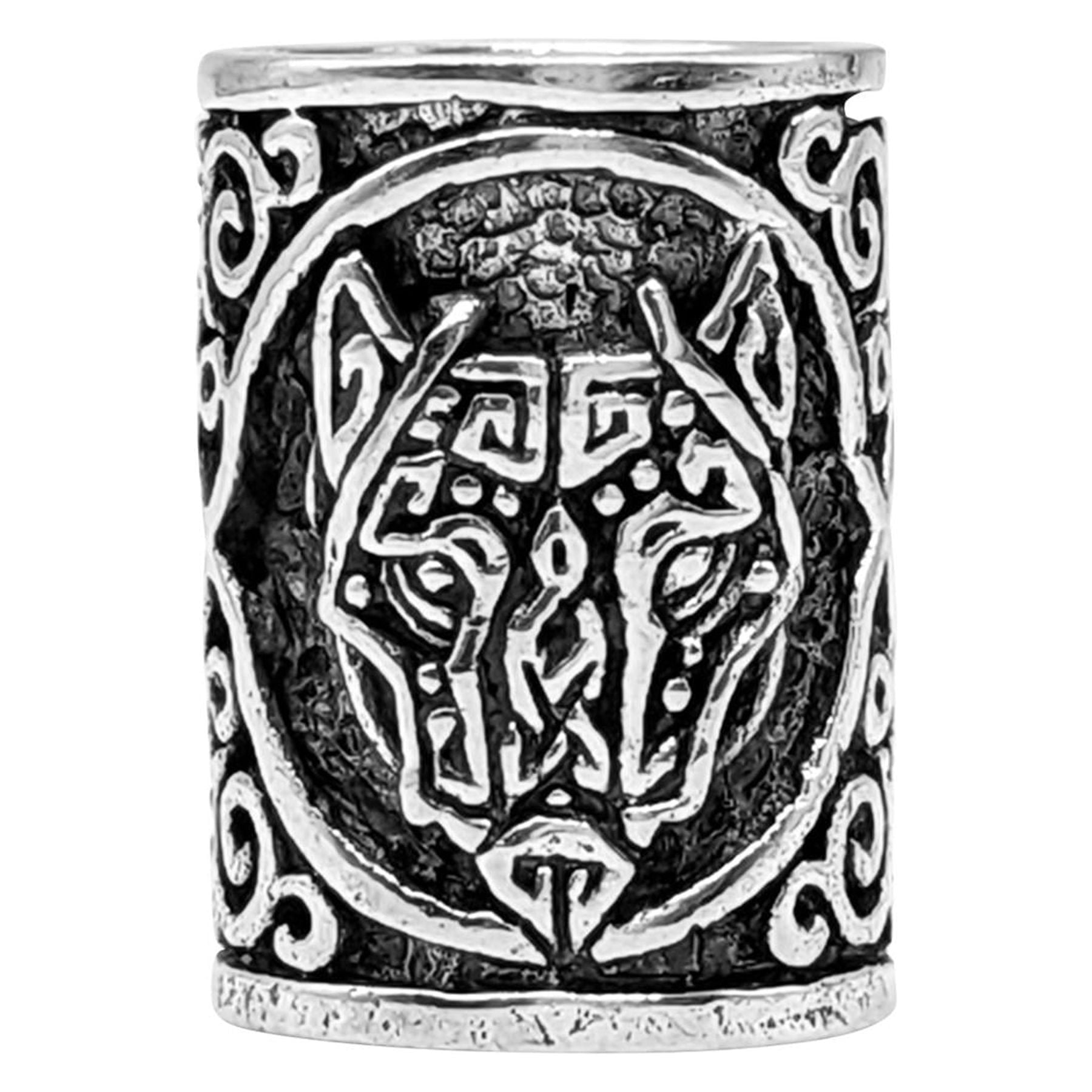 81stgeneration Unisex 925 Sterling Silver Norse Huginn and Muninn Braid ...