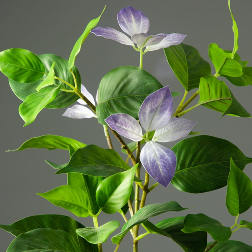 82-144cm Large Artificial Ficus Tree Fake Magnolia Plants Branch Tall ...