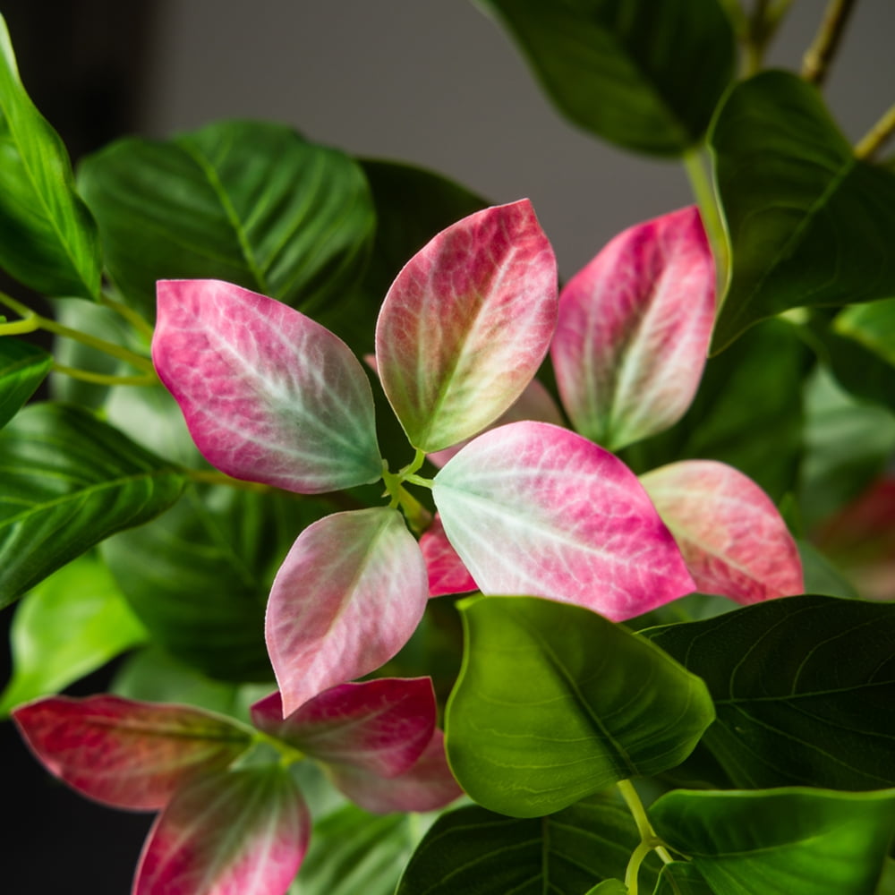 82-144cm Large Artificial Ficus Tree Fake Magnolia Plants Branch Tall ...
