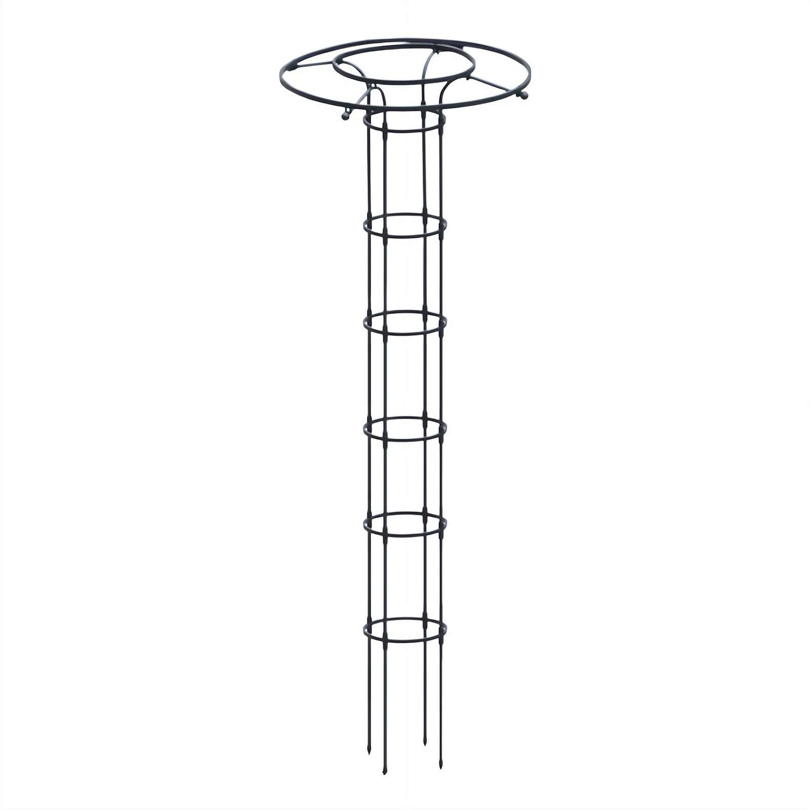 82.6inch Metal Garden Trellis, Rustproof Vertical Umbrella Trellis ...