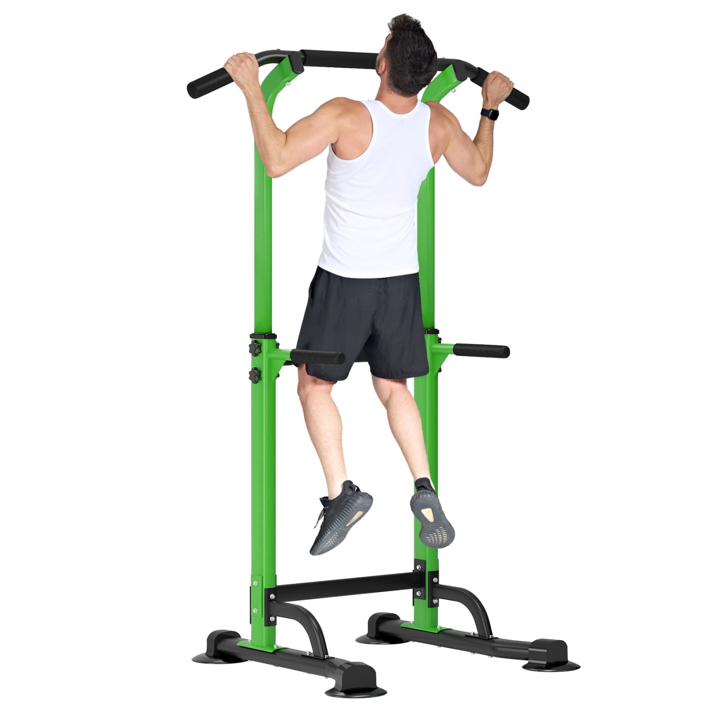 82.7" Pull Up Station, Strength Training Workout Pull Up Bar Free ...