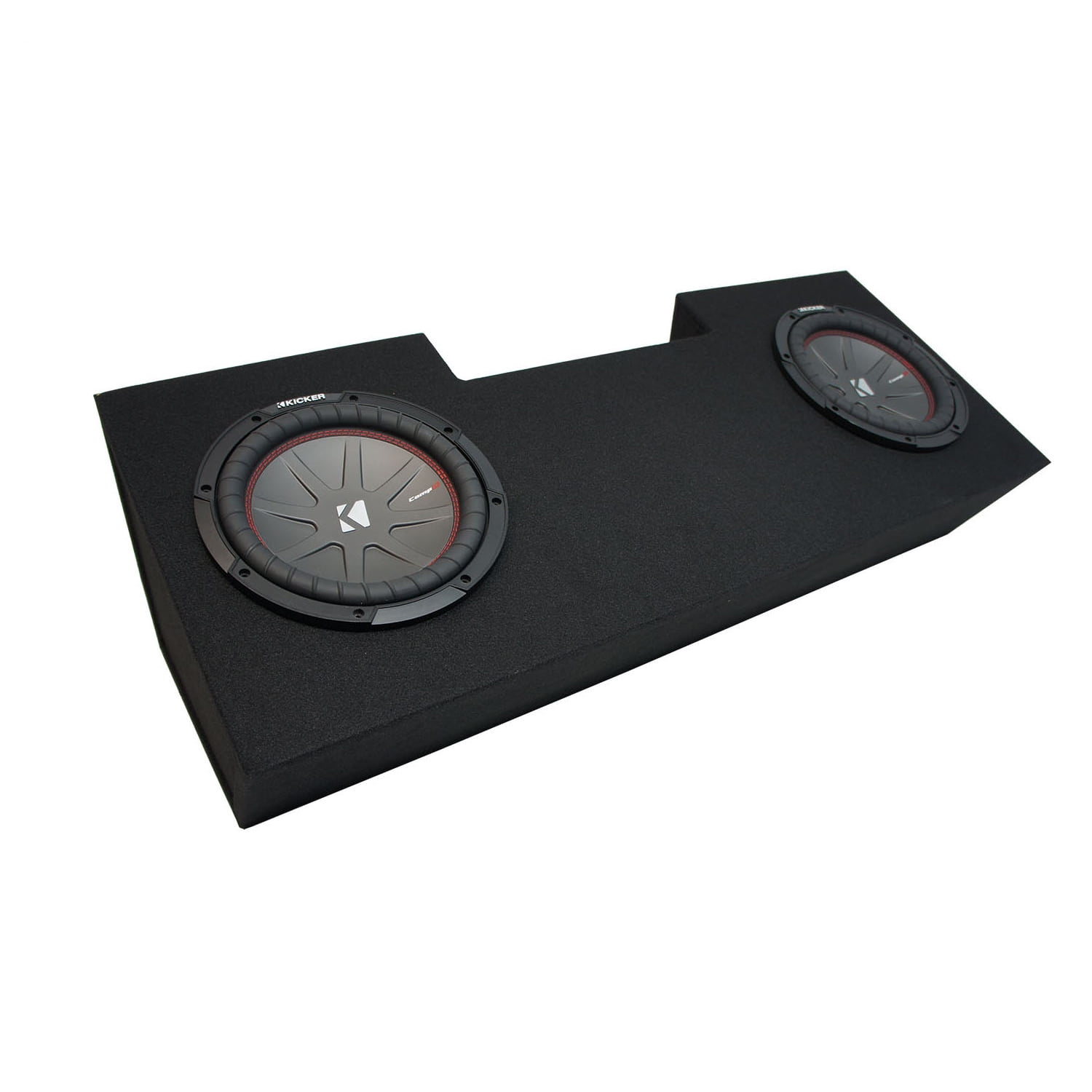 82-92 Chevy Camaro Coupe Kicker CompR CWR12 Dual 12" Sub Box Package ...